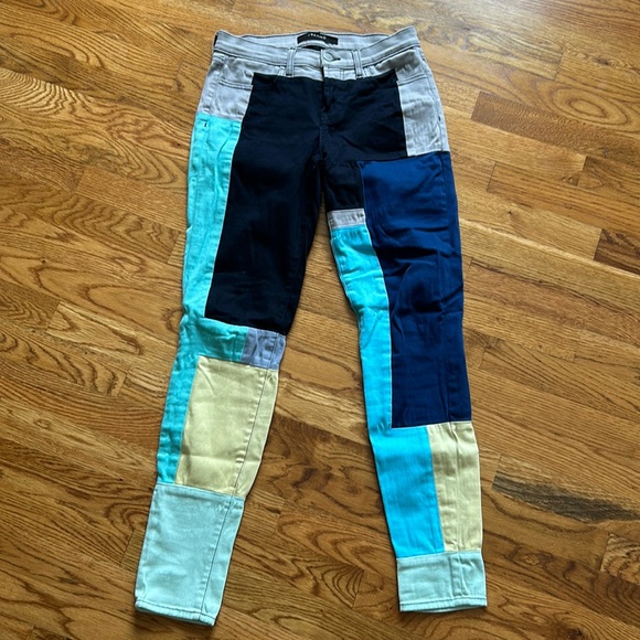 J Brand | Jeans | J Brand Color Block Jeans | Poshmark